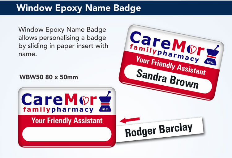 Epoxy Name Badges