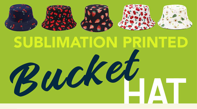 Sublimation Printed Bucket Hats