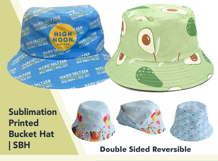 Sublimation Printed Bucket Hats